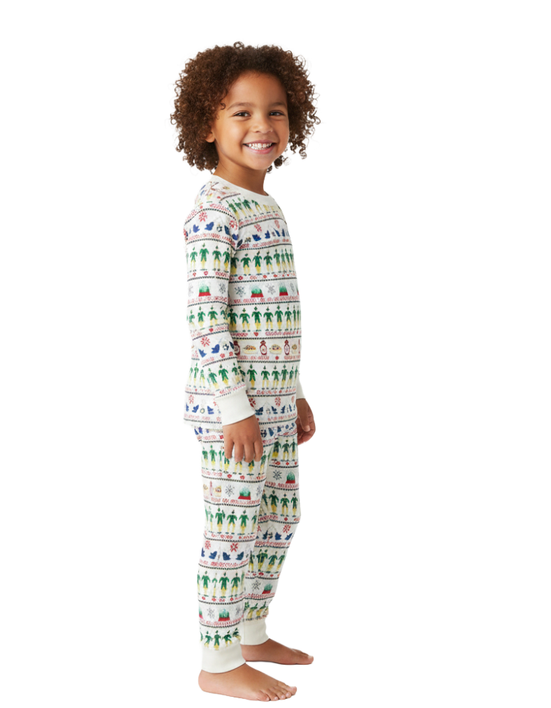 Hanna Andersson Rainbow Long-John Pyjama Set Ivory Elf Fairisle – Uniq Wear